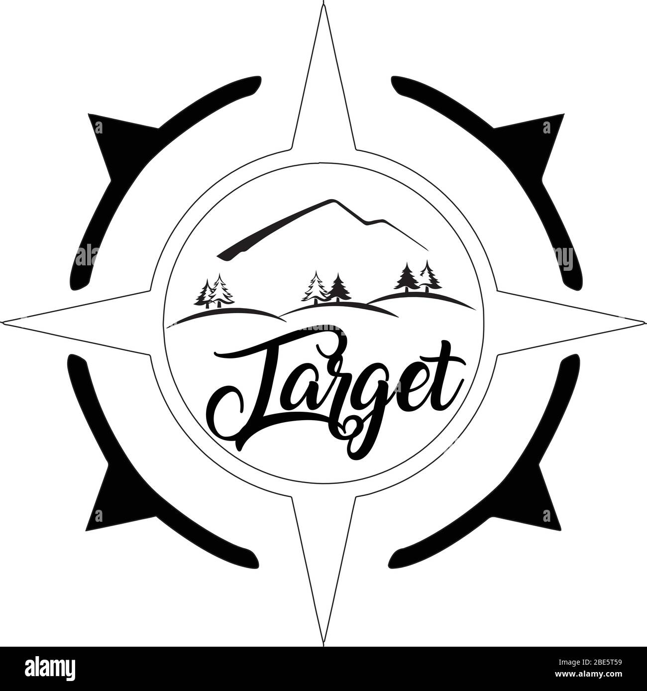 Directional movement logo Stock Vector Images - Alamy