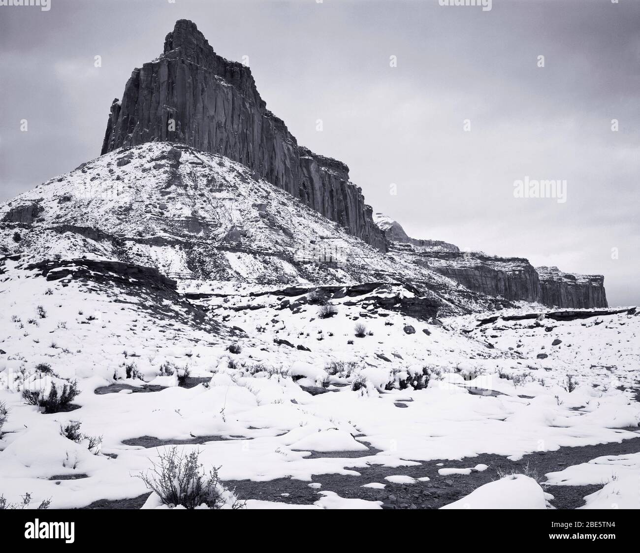 Ship in Snow Stock Photo - Alamy