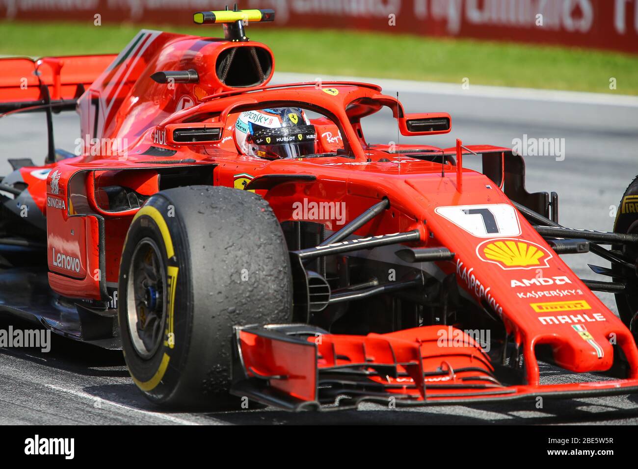Kimi Raikkonen, Scuderia Ferrari, Ferrari SF71-H, 2018 Austrian GP, Red ...