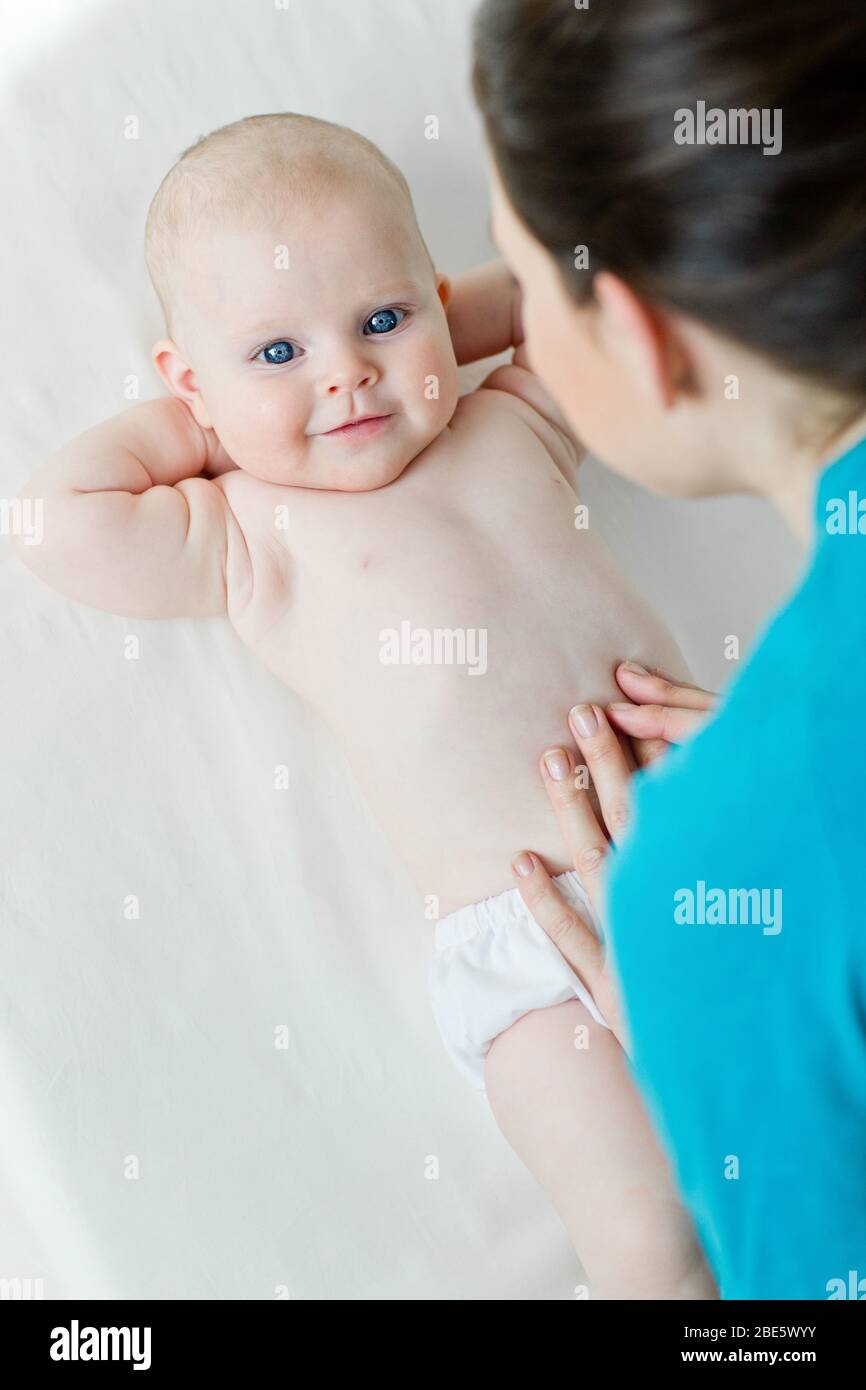 Mom with a baby Stock Photo - Alamy