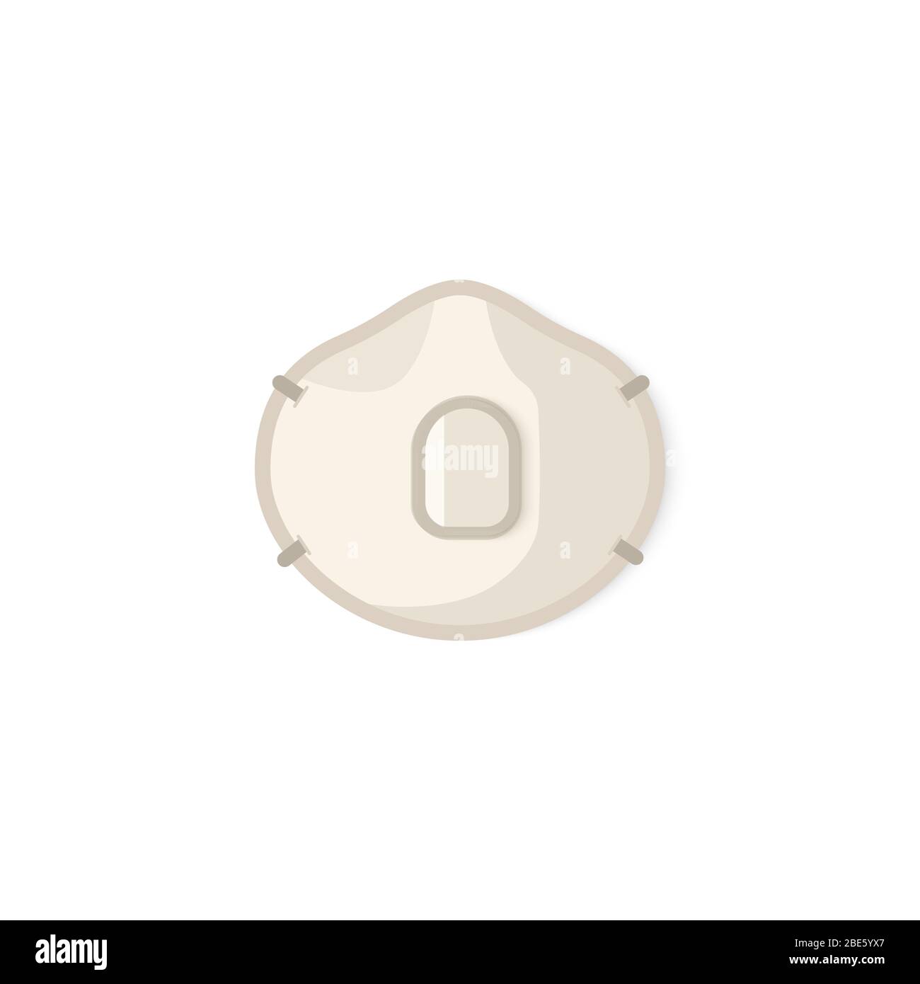 Icon respirator with filter from contaminated air and protect ...