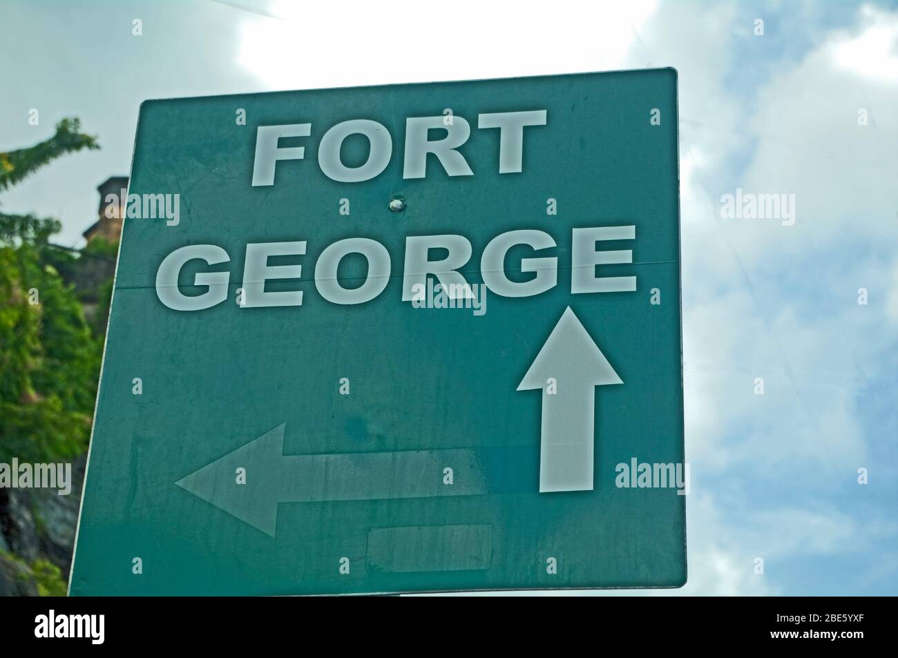 Grenada, St George Town, Fort George Sign, Caribbean Stock Photo - Alamy