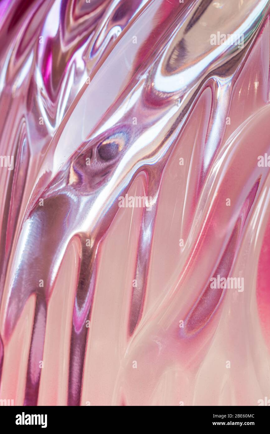 Abstract texture of colored rippled glass Stock Photo - Alamy