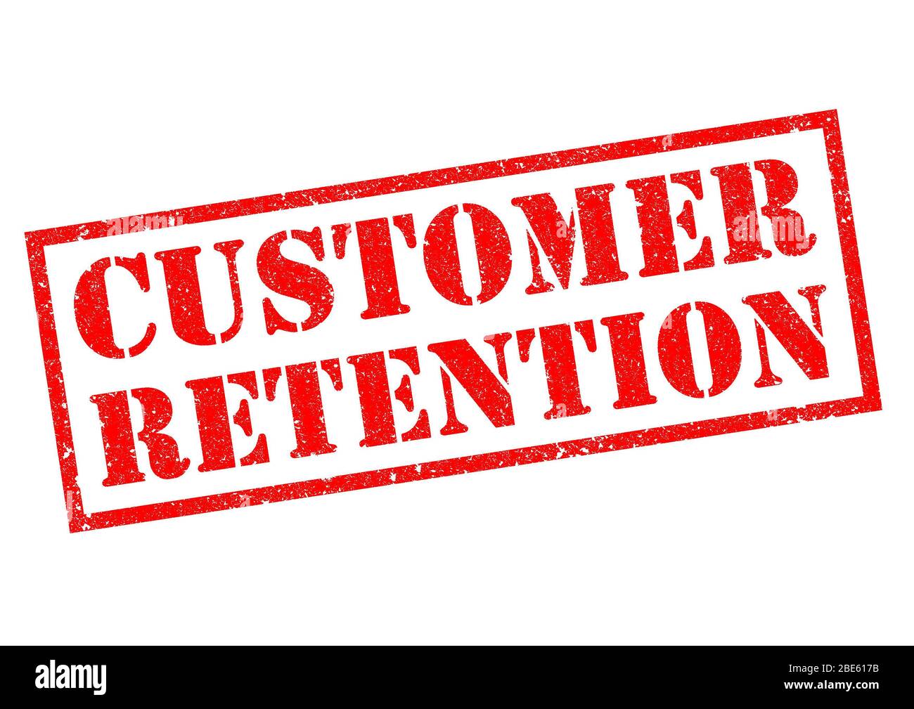 CUSTOMER RETENTION red Rubber Stamp over a white background Stock Photo ...