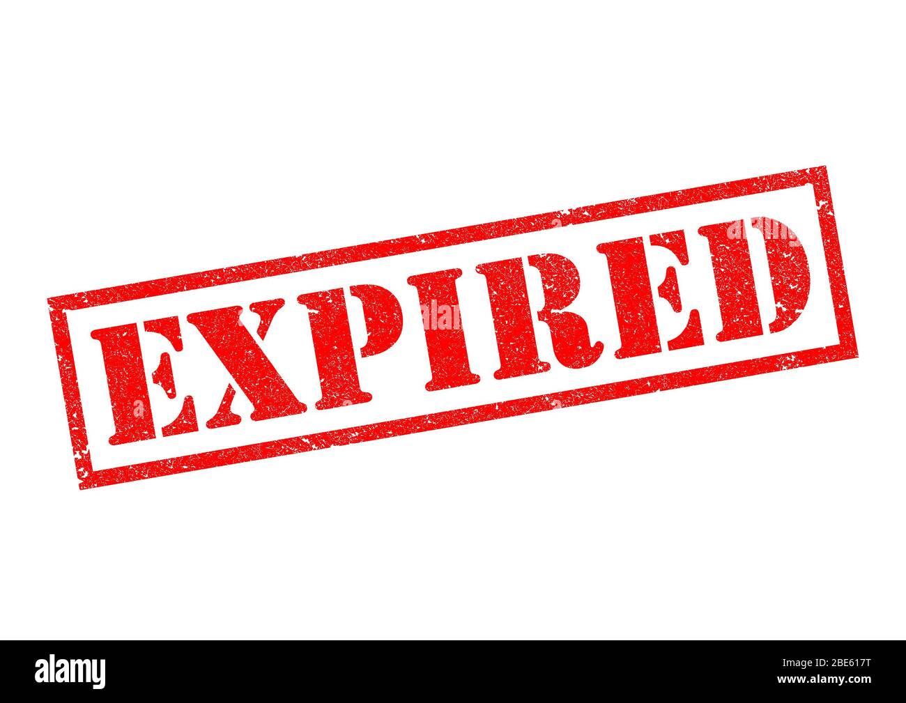EXPIRED red Rubber Stamp over a white background Stock Photo - Alamy