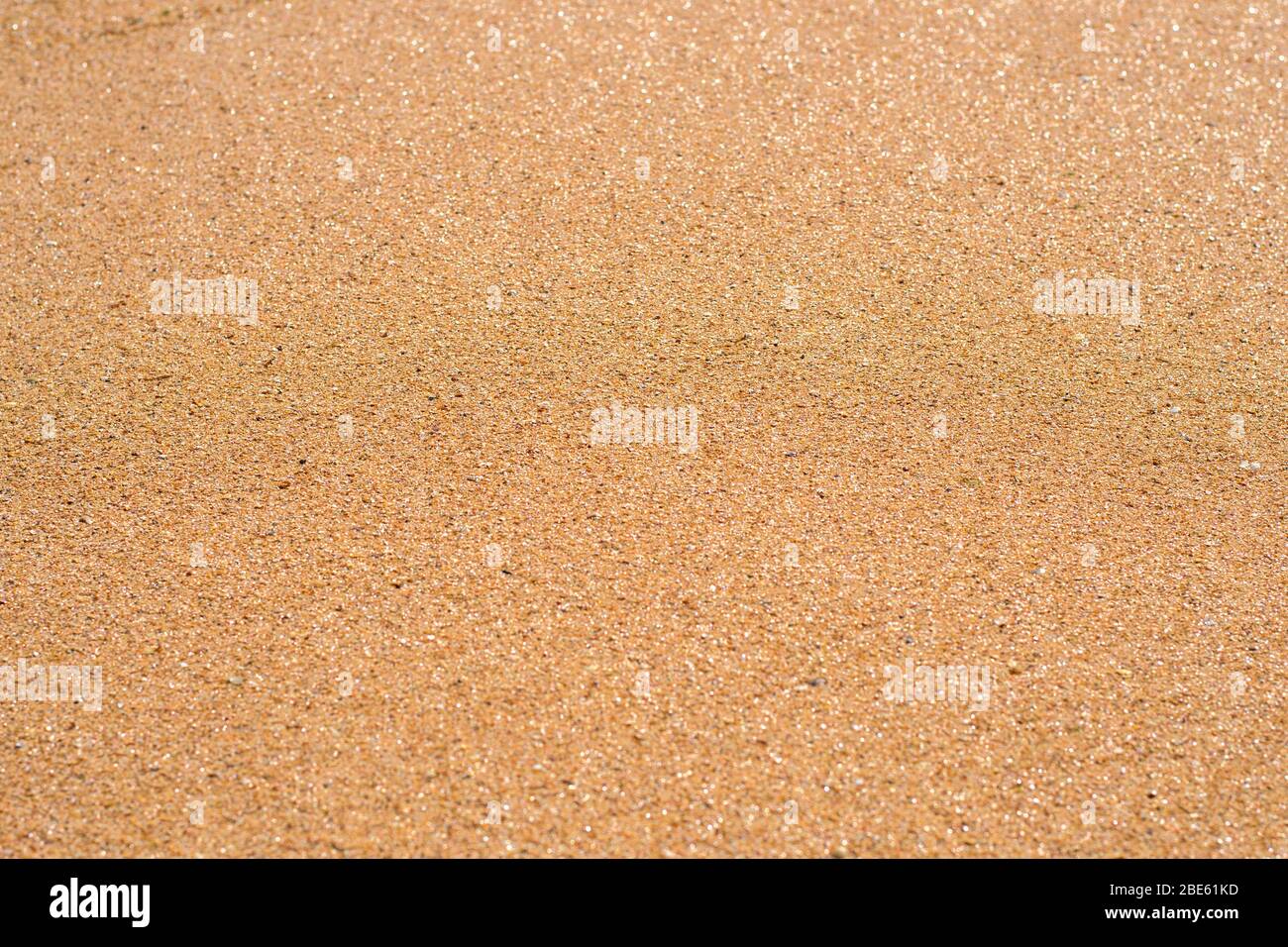 Texture of smooth surface of wet sand Stock Photo - Alamy