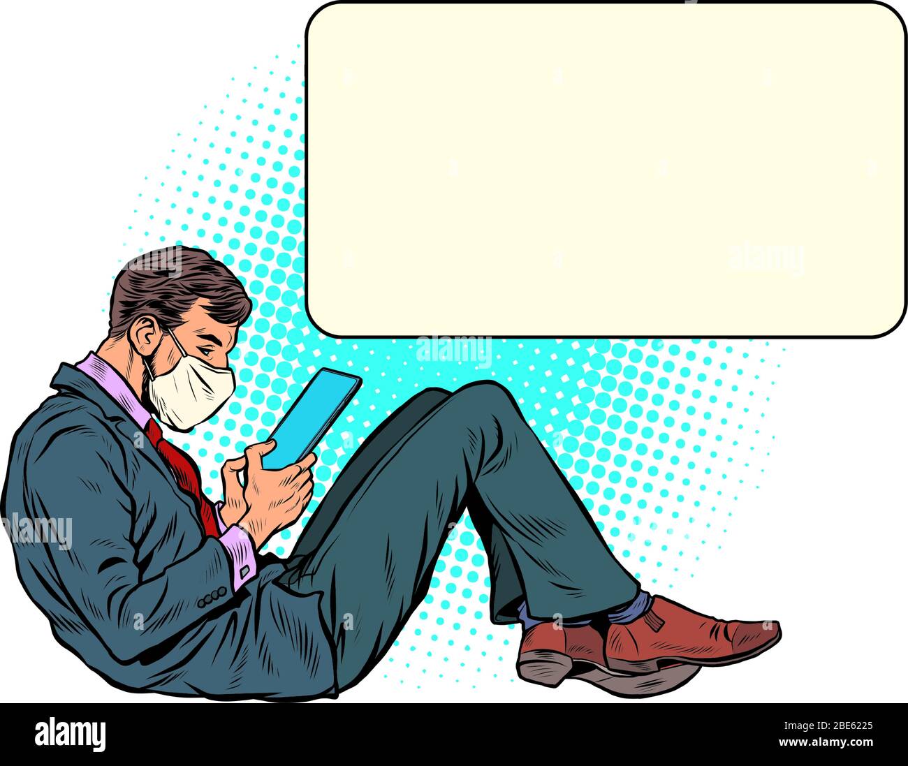 Man and mask Cut Out Stock Images & Pictures - Alamy