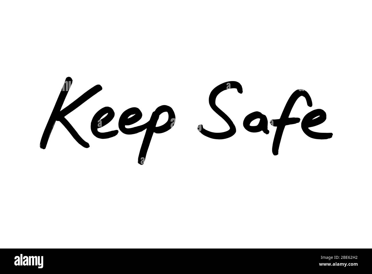 Keep safe sign in Black and White Stock Photos & Images - Alamy