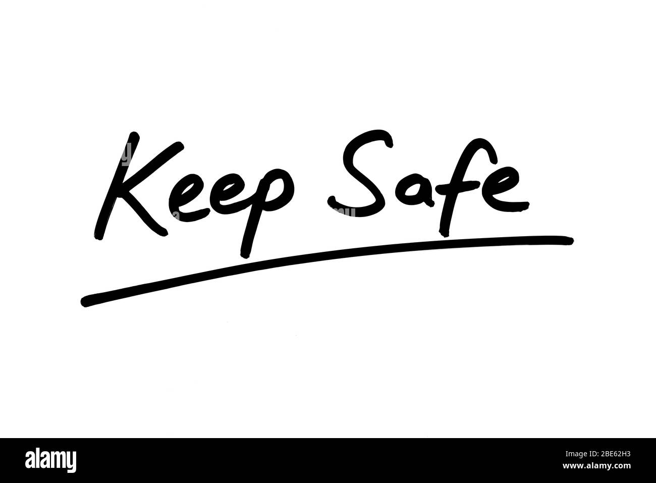 Keep safe sign in Black and White Stock Photos & Images - Alamy