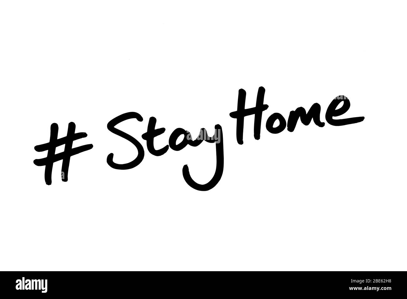 Stay home handwritten on hi-res stock photography and images - Alamy