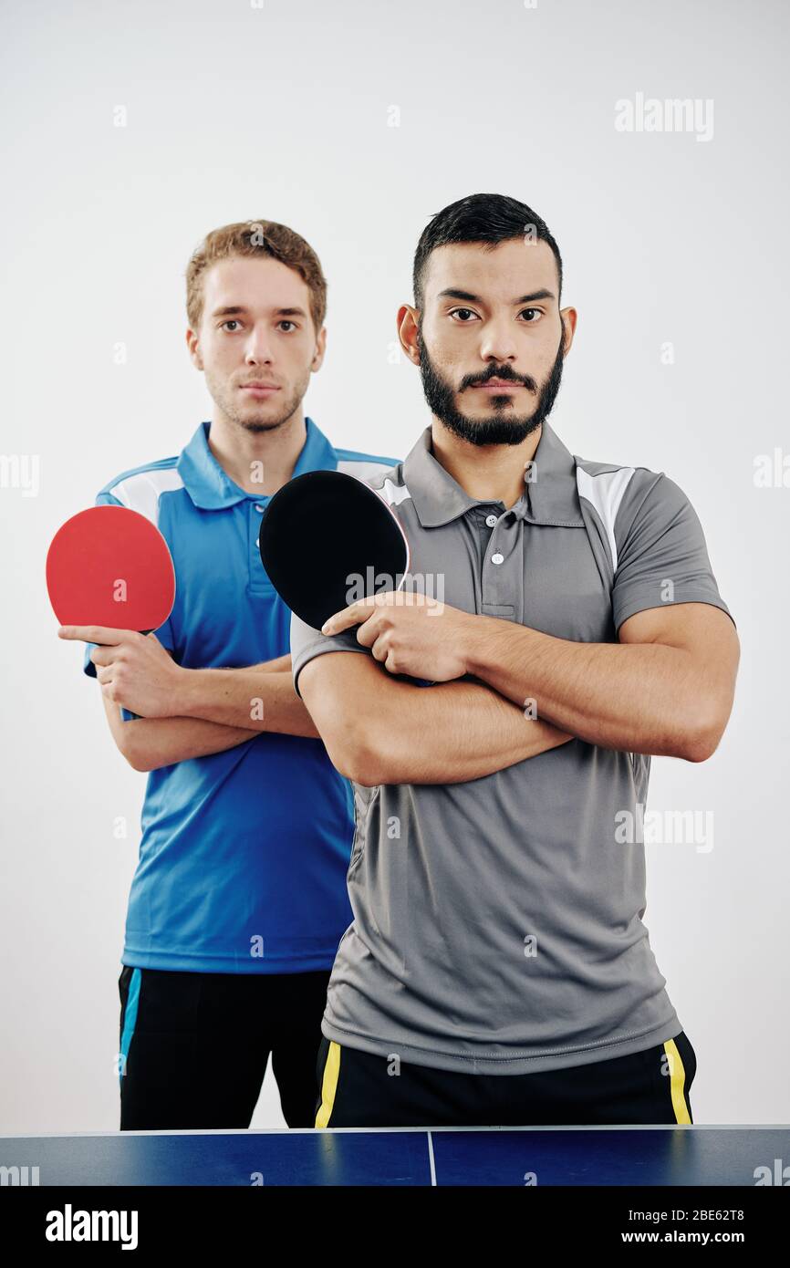 Professional table tennis players hi-res stock photography and images ...