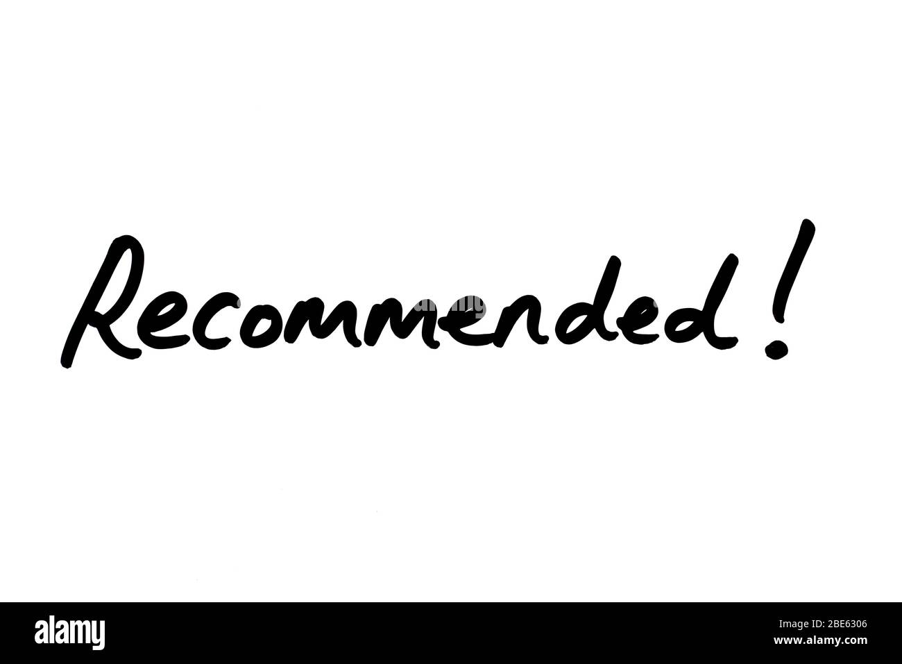 Fully recommended hi-res stock photography and images - Alamy