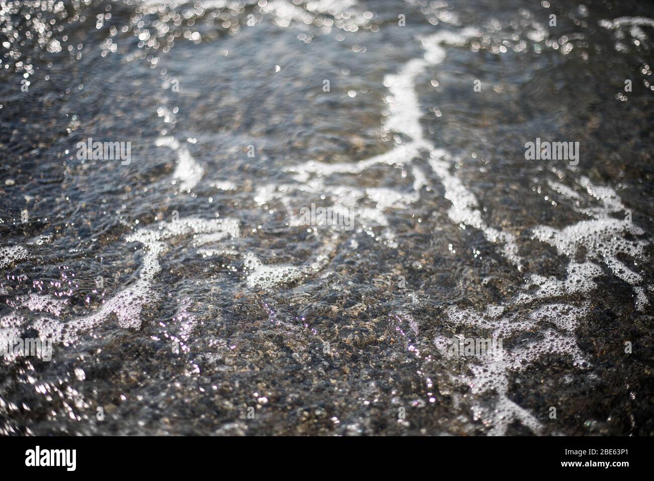 Beautiful pebble beach, small wave. Adler. Sochi Stock Photo - Alamy
