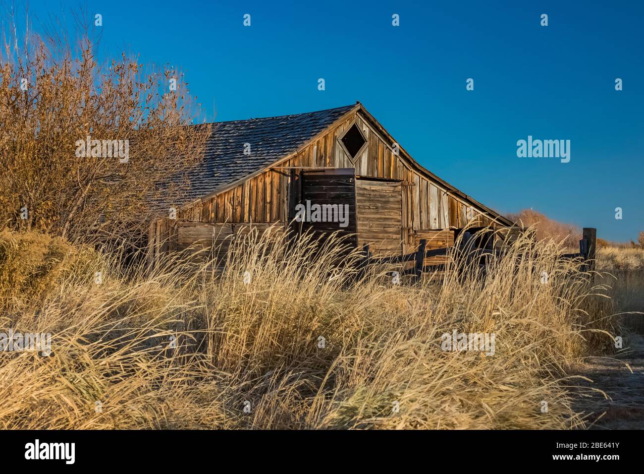 Long Barn built by cattle baron Peter French at P Ranch in Malheur ...