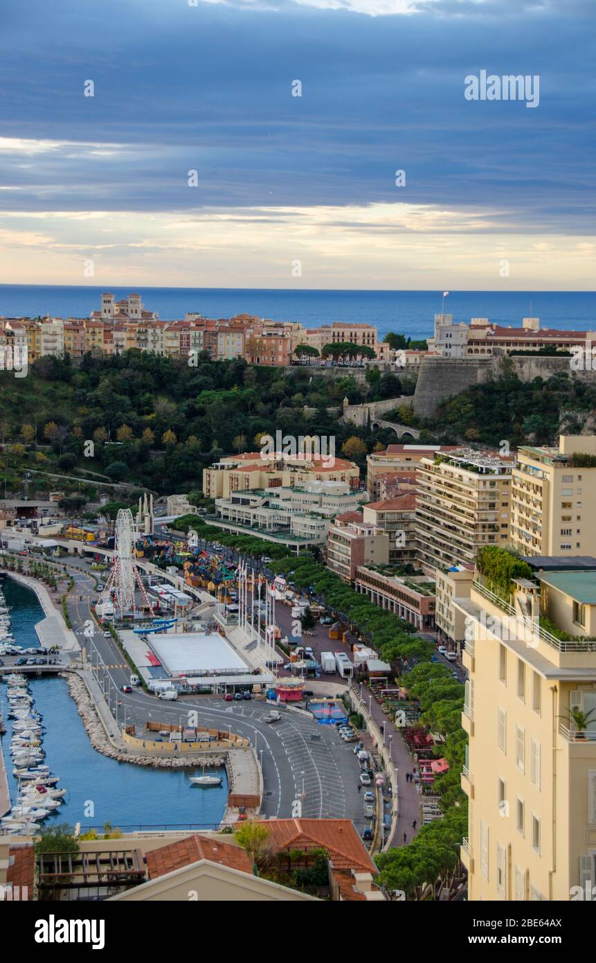 Monte Carlo Harbor, Monaco Stock Photo - Alamy