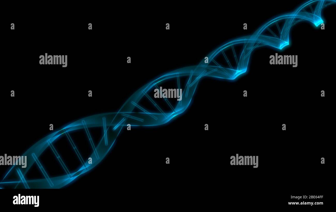 Digital Illustration of DNA structure 3d rendering Stock Photo - Alamy
