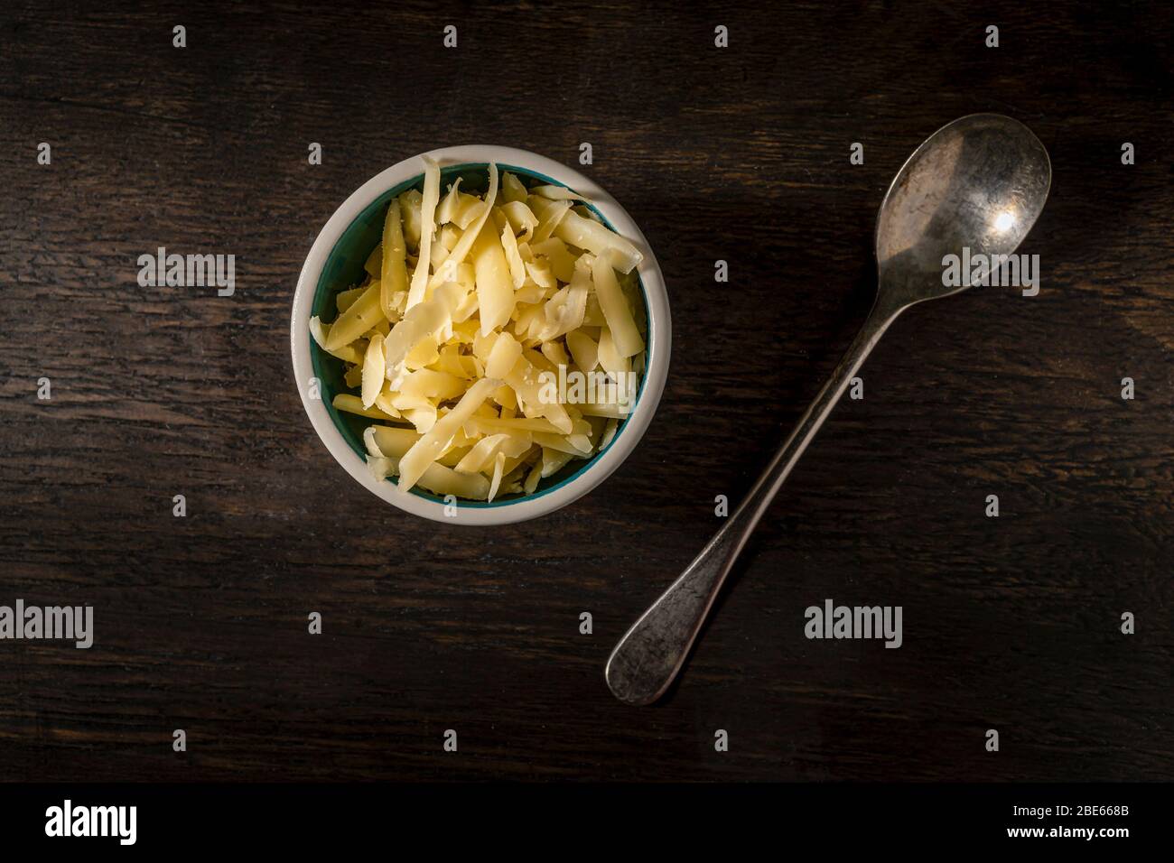 Shredded asiago cheese hi-res stock photography and images - Alamy