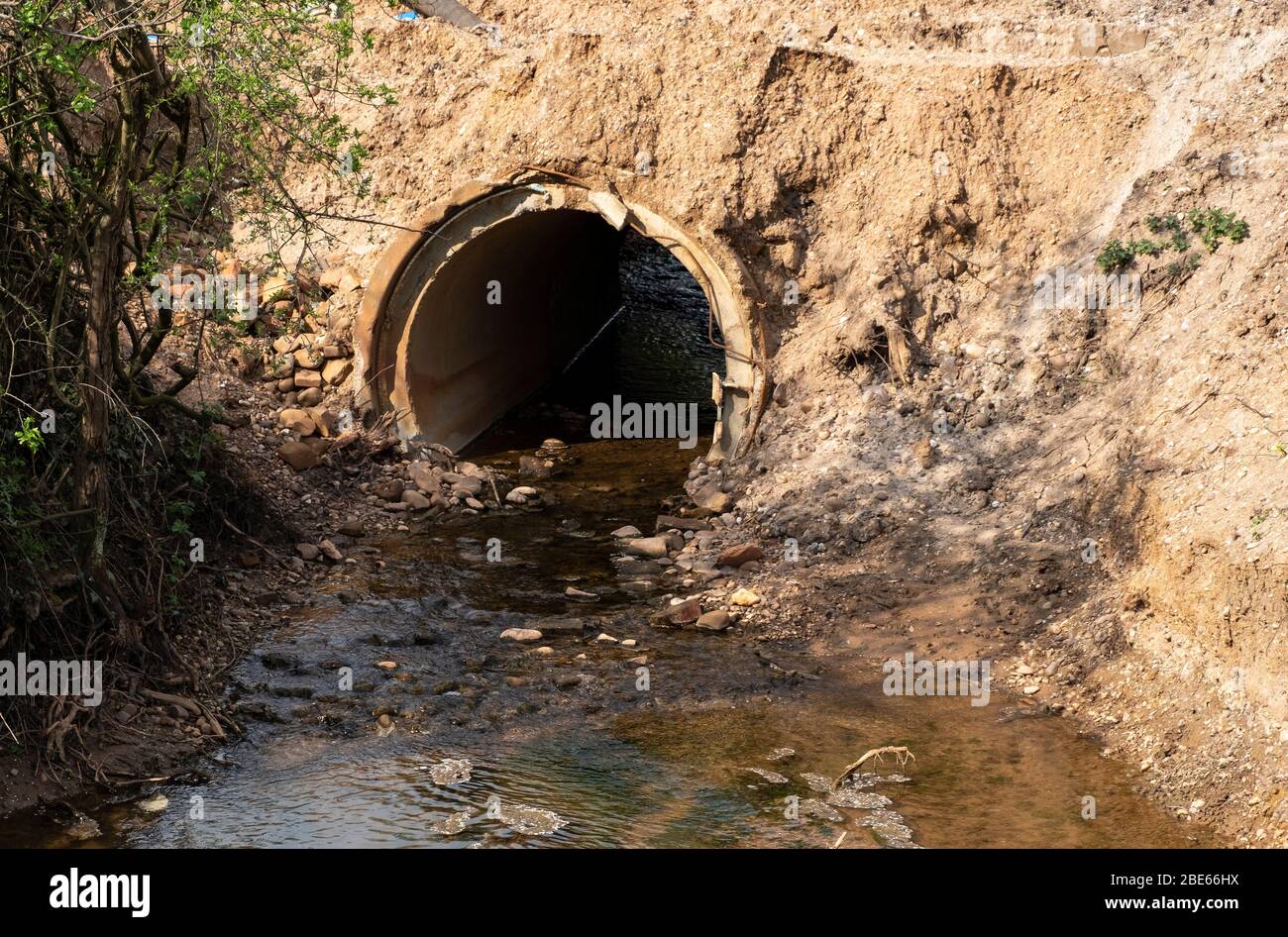 Large concrete drain pipe Stock Photo - Alamy