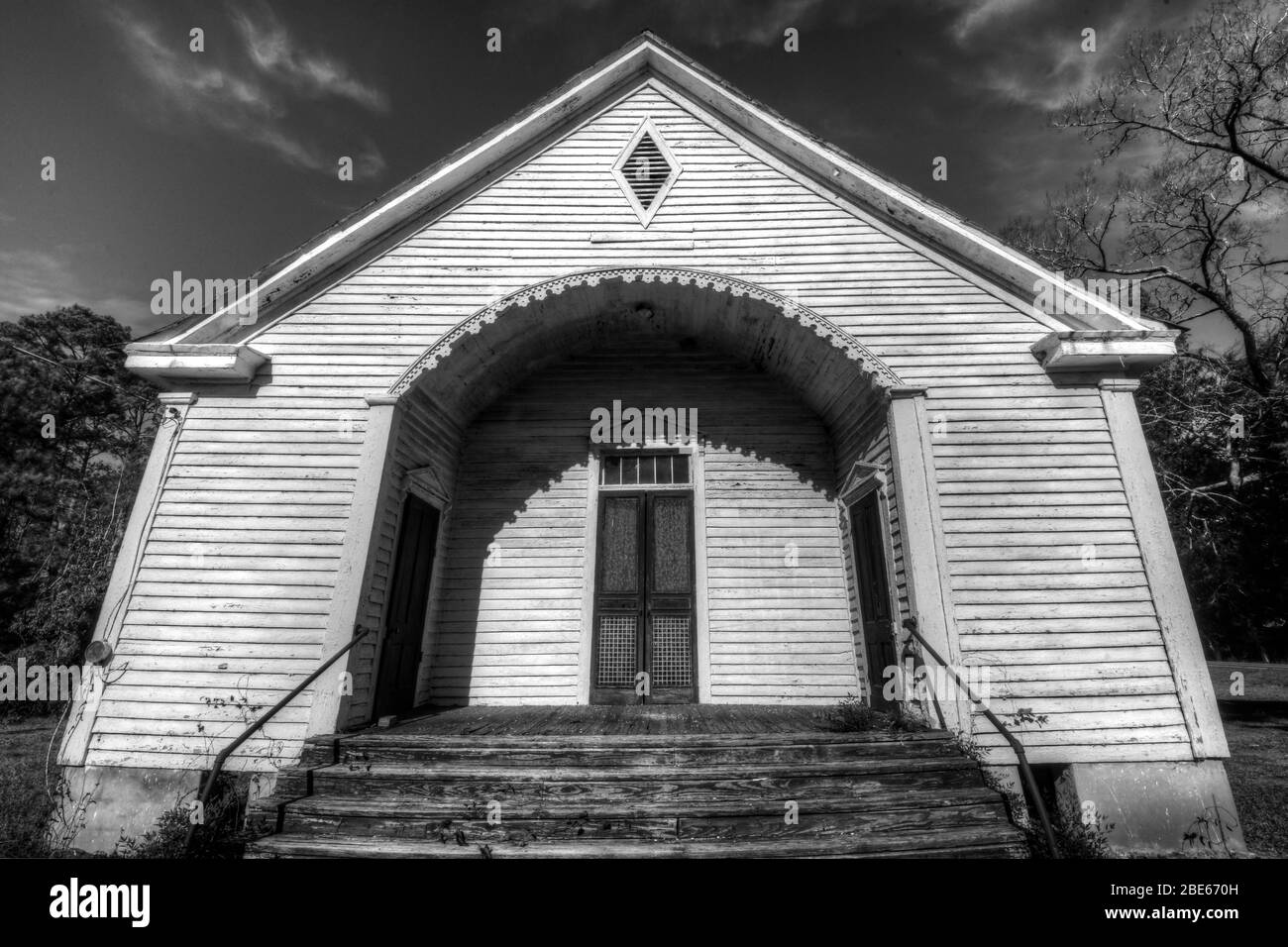 Old Southern Church Abandoned Stock Photo - Alamy