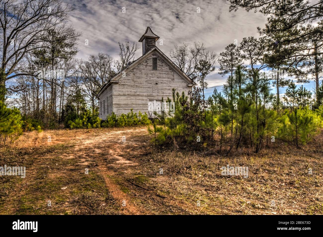 Old Southern Church Abandoned Stock Photo - Alamy