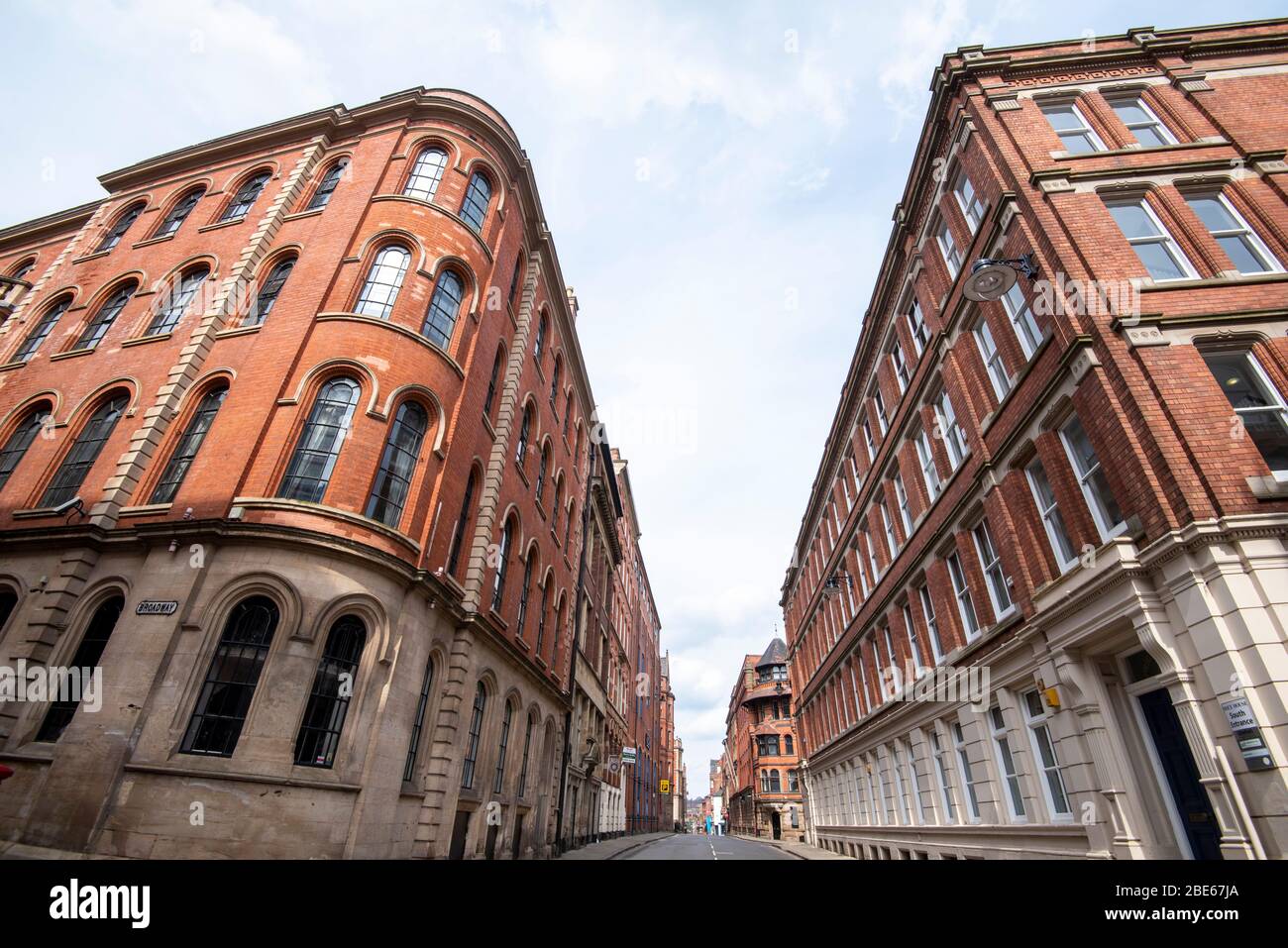 Buildings on Stoney Street in Nottingham City, Nottinghamshire England ...