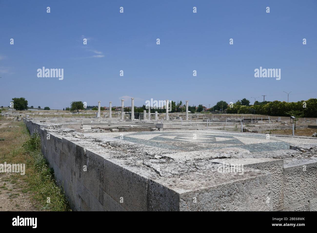 Archaeological Site of Pella Stock Photo - Alamy