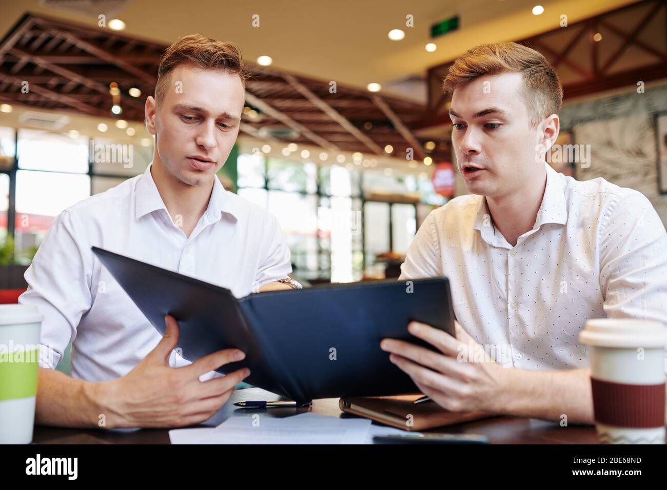 Lunch young people menu casual hi-res stock photography and images - Alamy