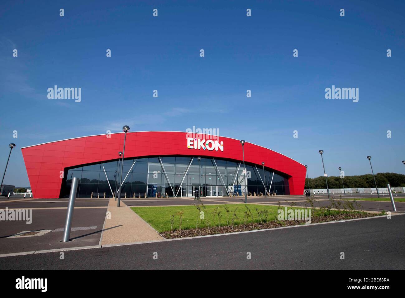 The Eikon centre in Northern Ireland the site of the old Maze Long Kesh ...