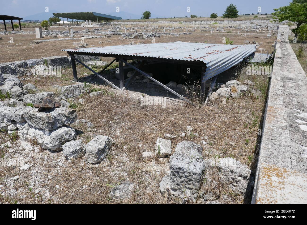 Archaeological Site of Pella Stock Photo - Alamy