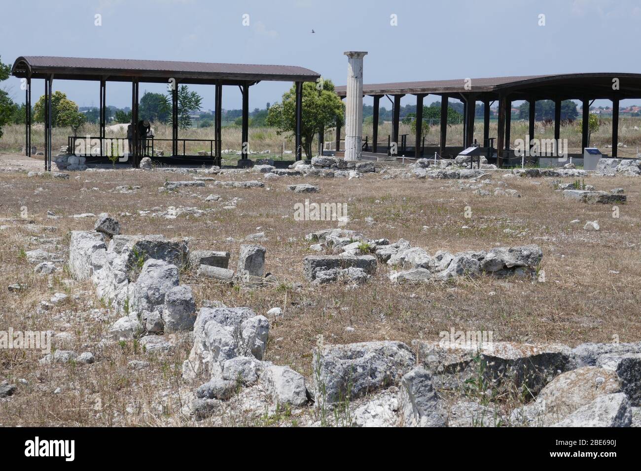 Archaeological Site of Pella Stock Photo - Alamy