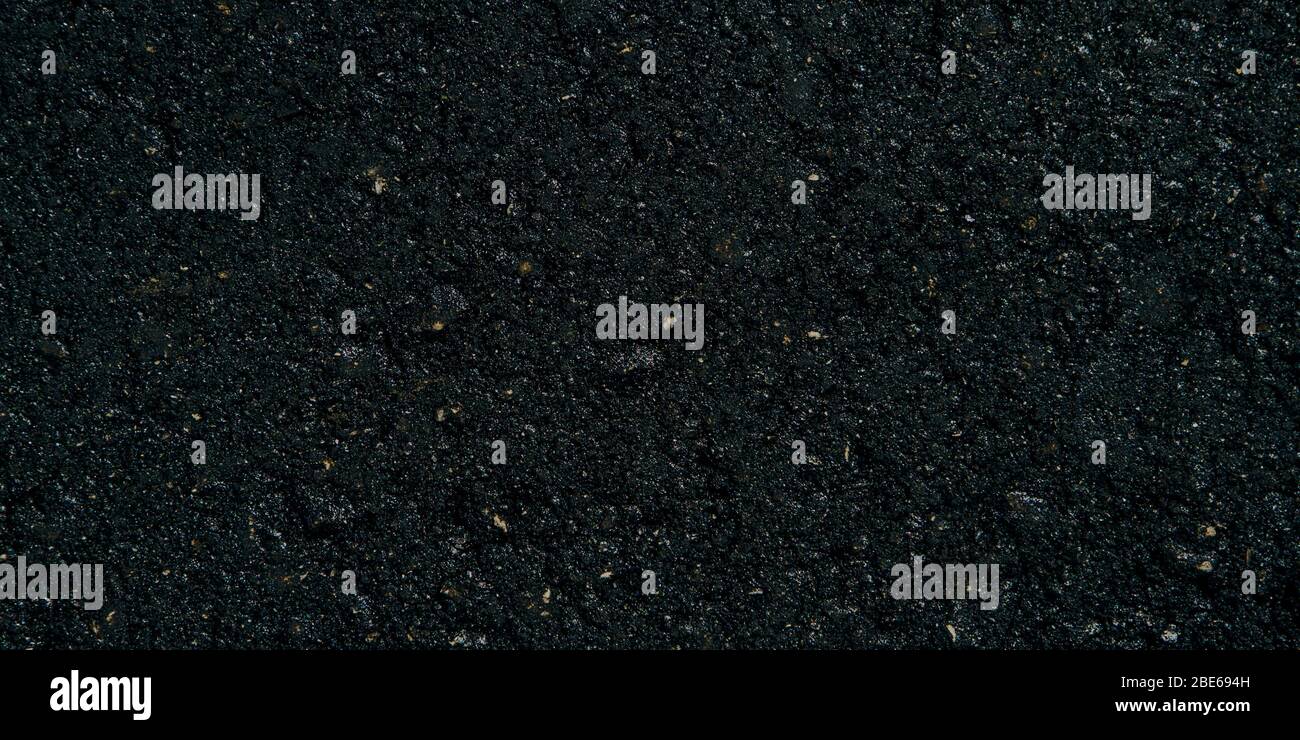 Surface grunge asphalt Banner 6x3. Seamless asphalt concrete dark gray ...