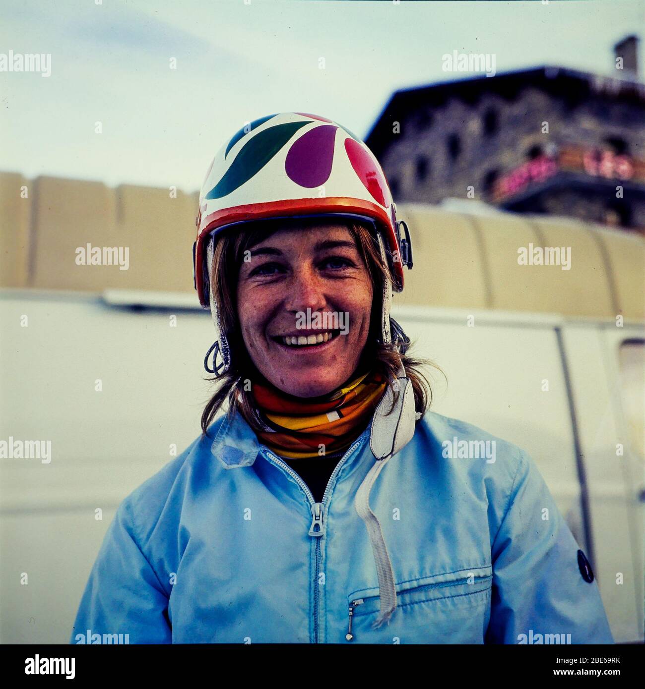 Ingrid Lafforgue, member of the French Female Olympic ski Team, Olympic ...