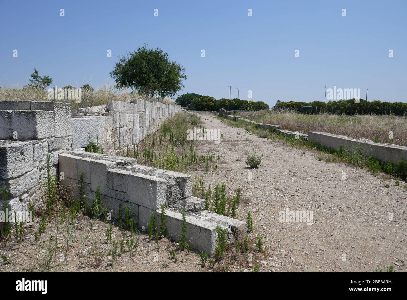 Archaeological Site of Pella Stock Photo - Alamy