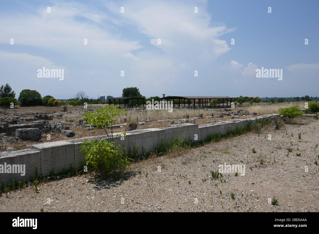 Archaeological Site of Pella Stock Photo - Alamy