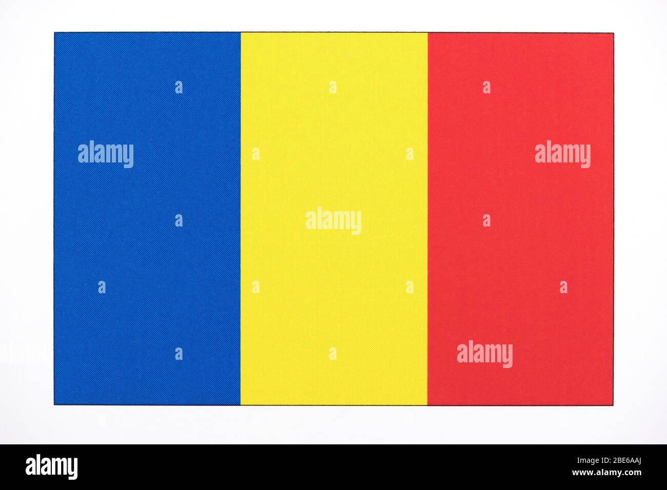 National flag of Chad Stock Photo - Alamy