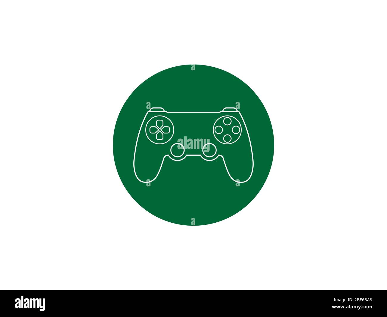 Controller, joystick icon. Vector illustration, flat design Stock ...
