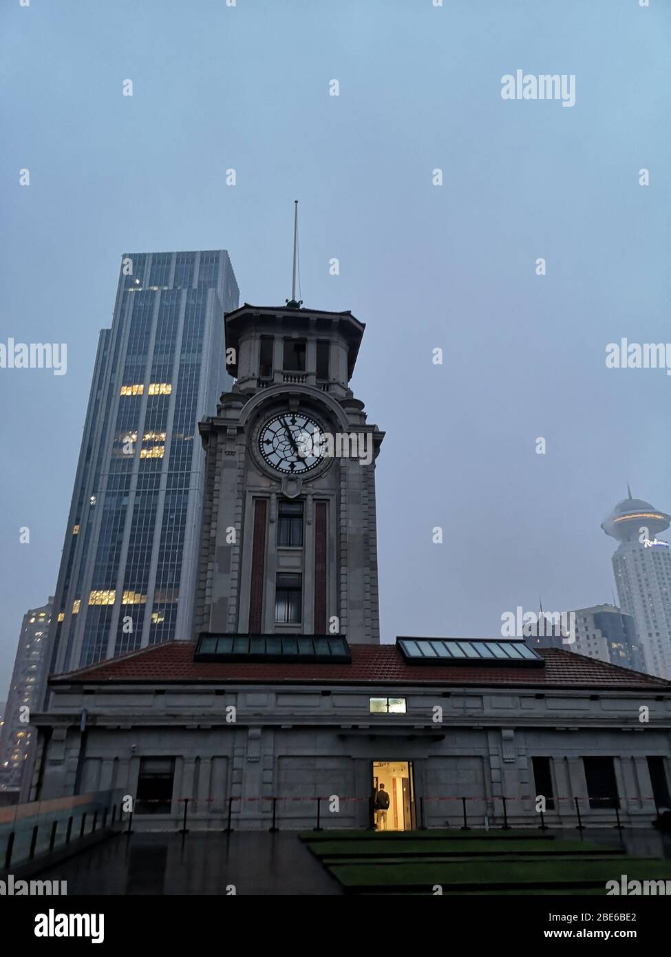 Shanghai Skyline during a heavy snowstorm in winter Stock Photo - Alamy