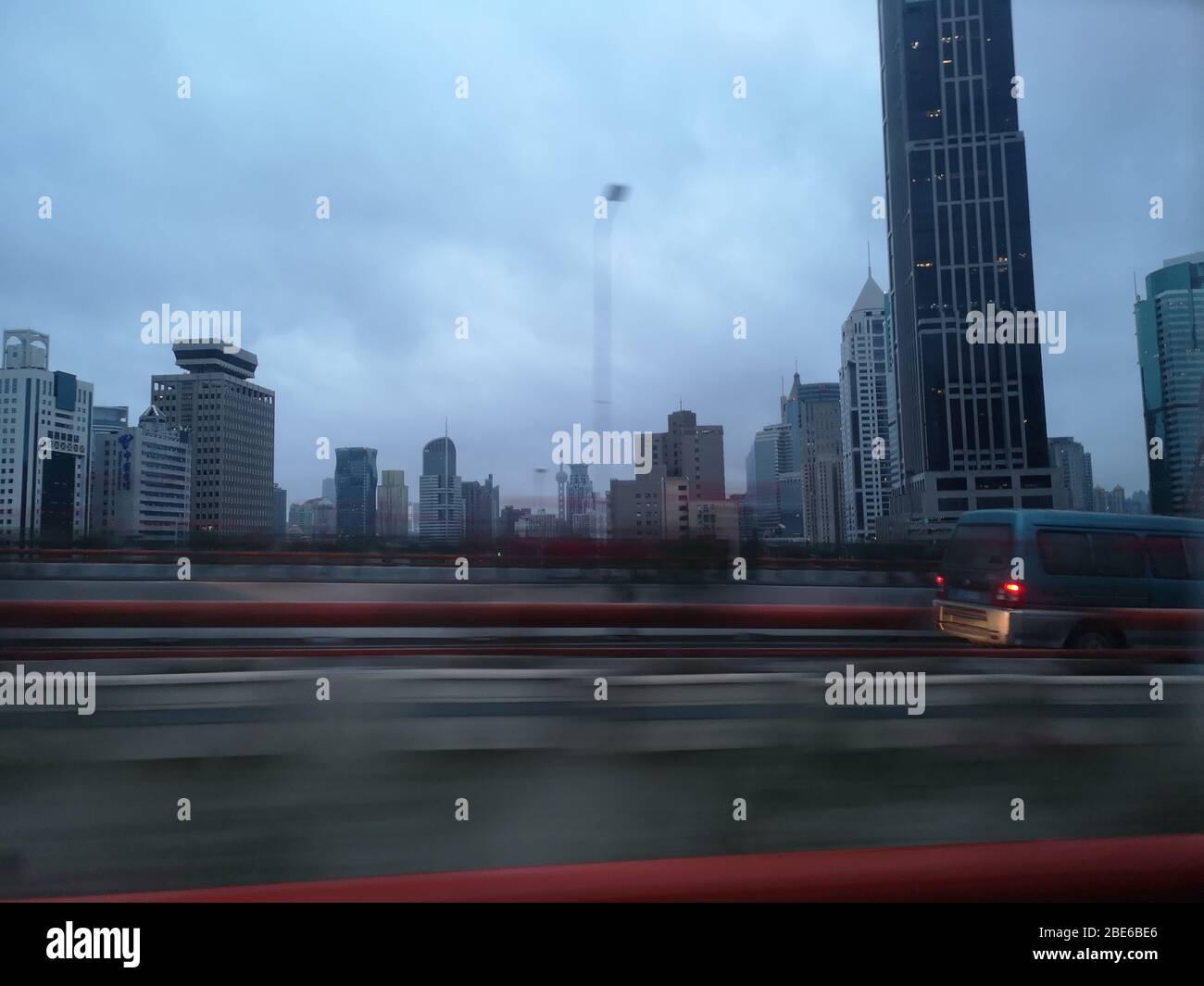 Shanghai Skyline during a heavy snowstorm in winter Stock Photo - Alamy