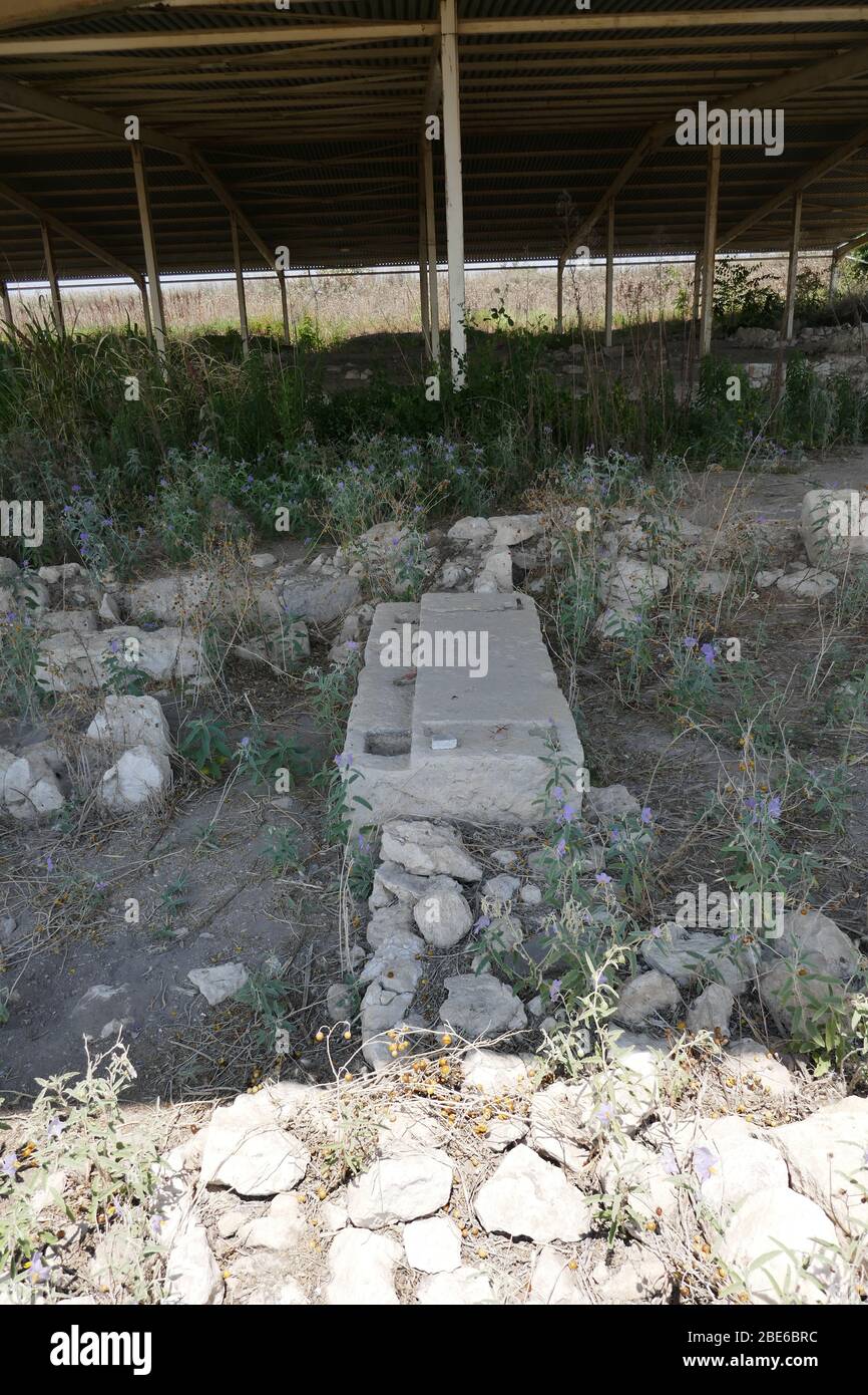 Archaeological Site of Pella Stock Photo - Alamy