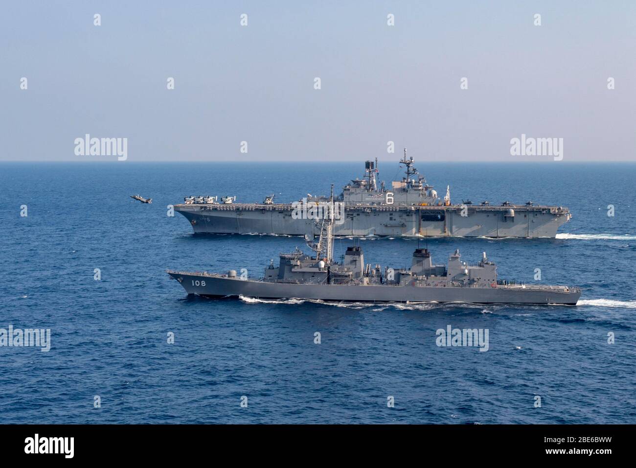The U.S. Navy flagship America-class amphibious assault ship USS ...