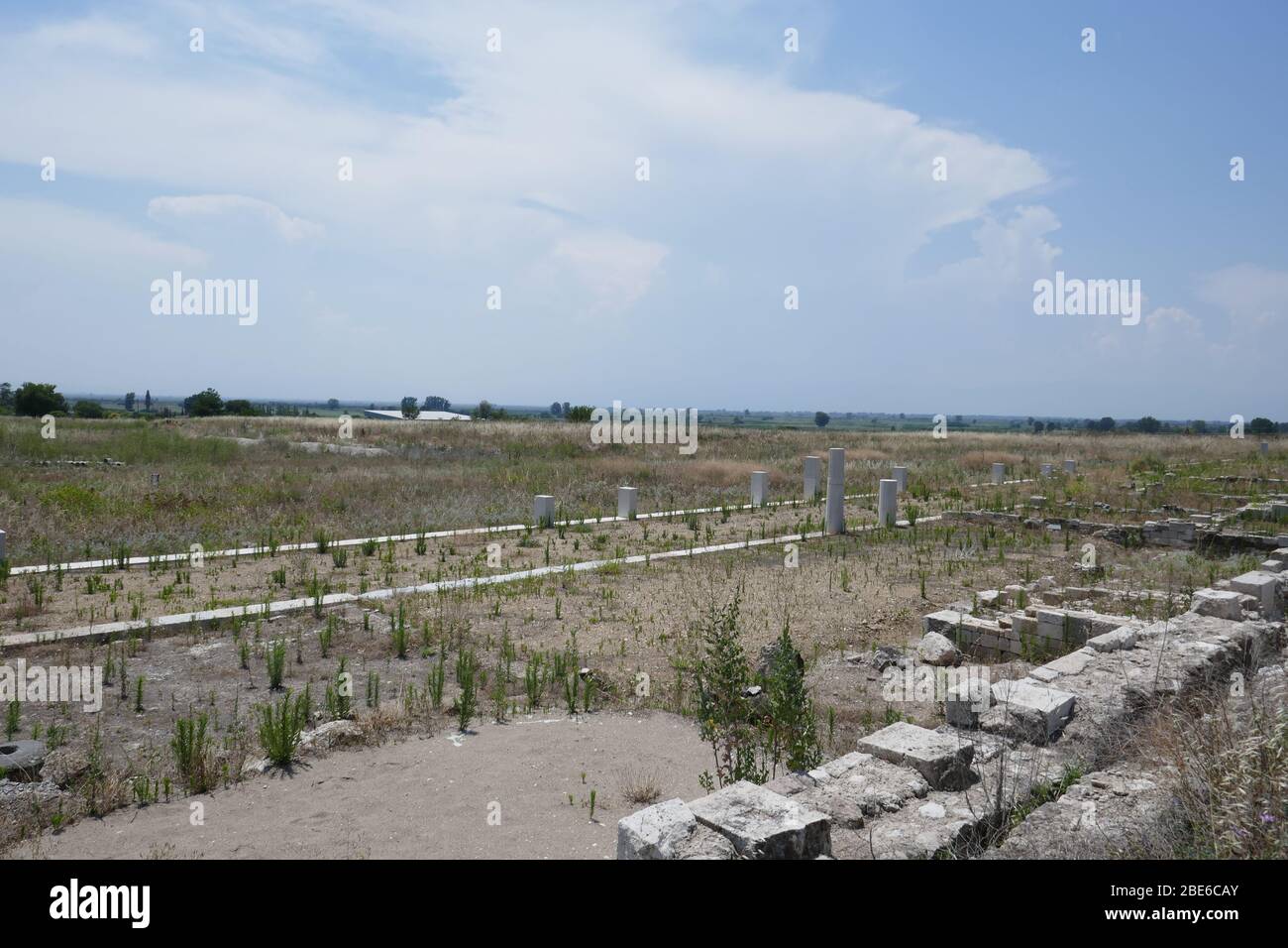 Archaeological Site of Pella Stock Photo - Alamy