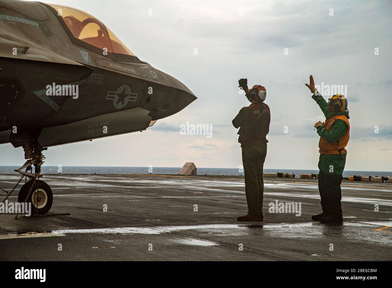 Ship hand signals hi-res stock photography and images - Alamy