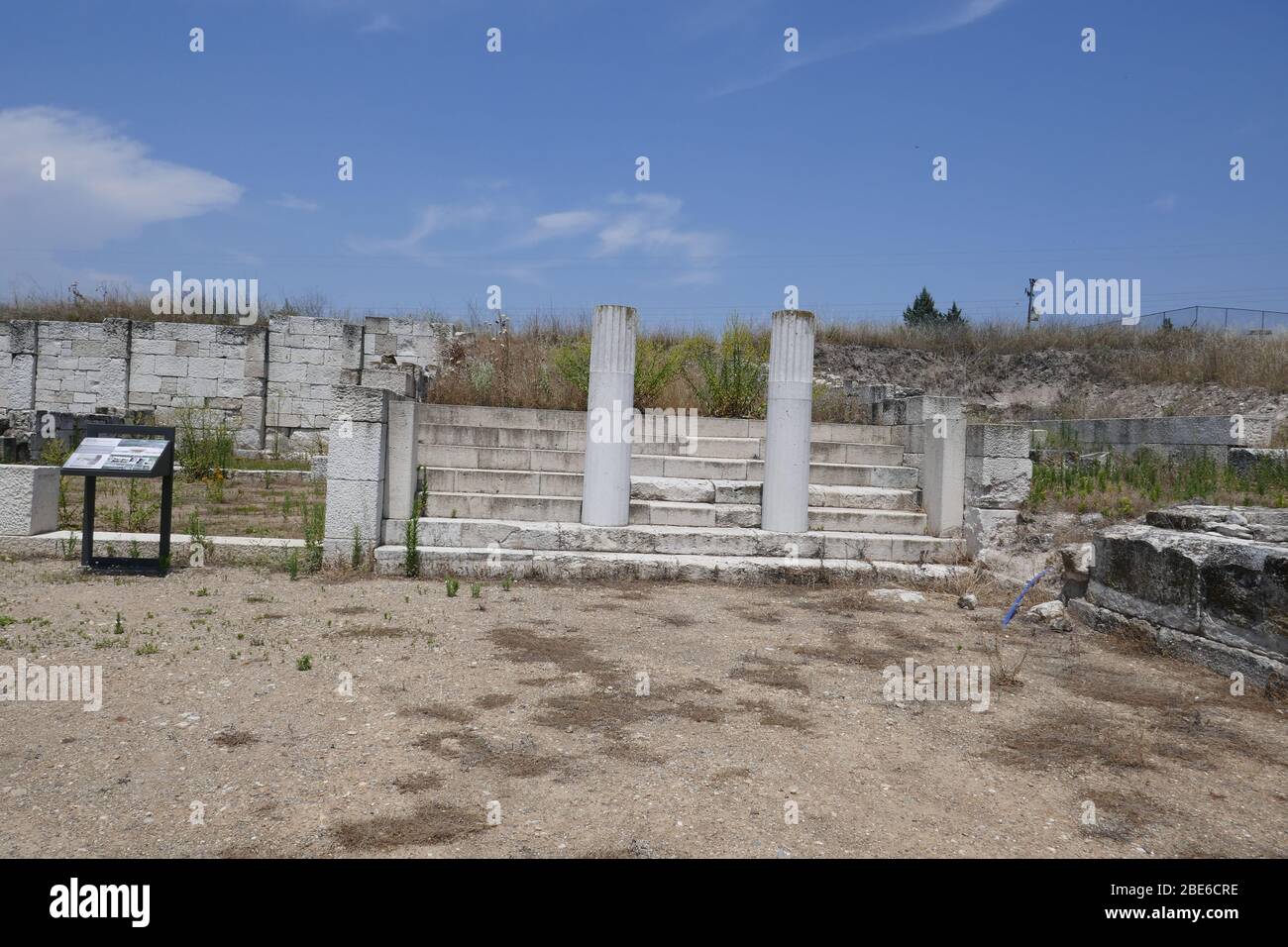 Archaeological Site of Pella Stock Photo - Alamy