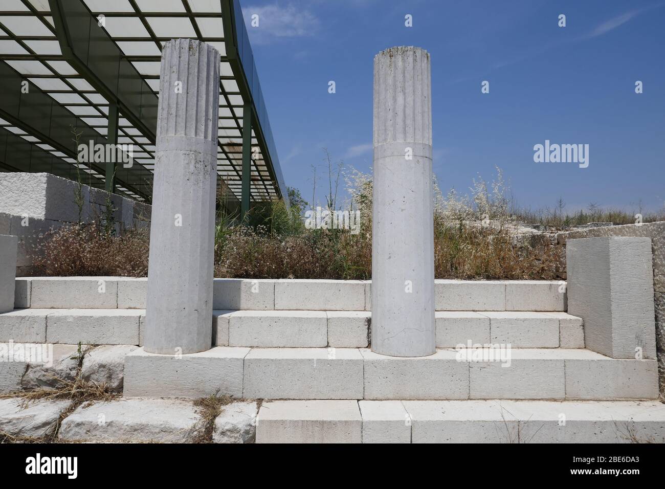 Archaeological Site of Pella Stock Photo - Alamy