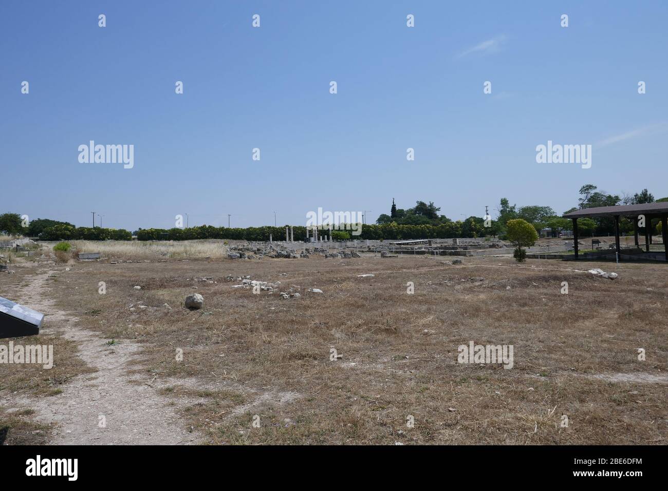 Archaeological Site of Pella Stock Photo - Alamy