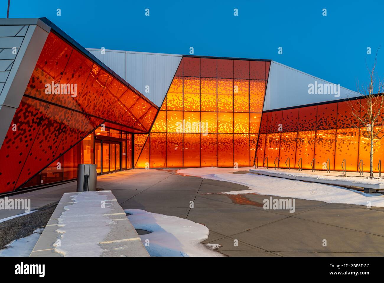 The Great Plains Recreation Centre in Calgary, Alberta on April 12 ...