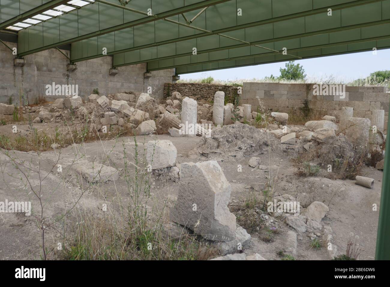 Archaeological Site of Pella Stock Photo - Alamy