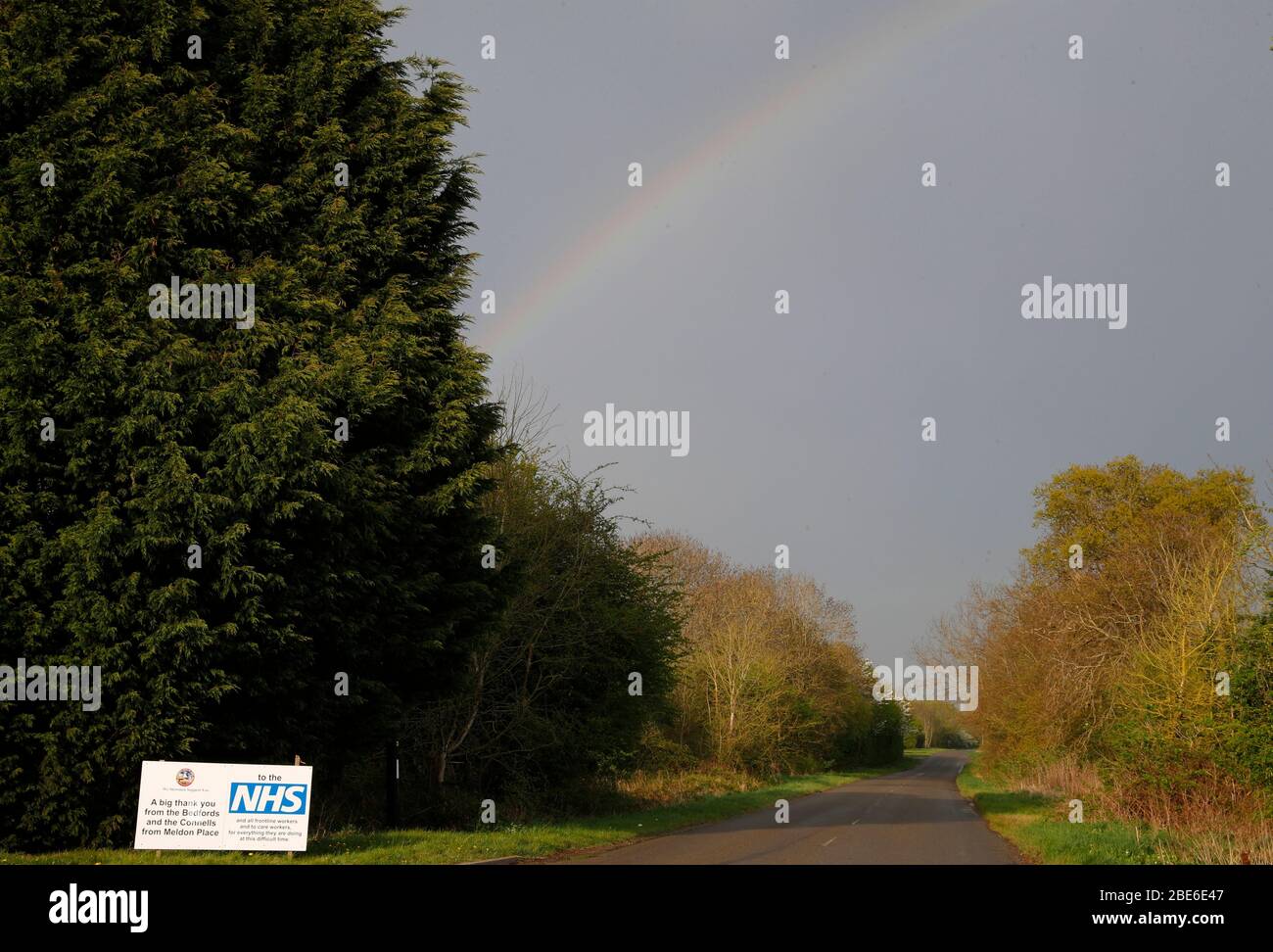 Nhs sign trees hi-res stock photography and images - Alamy