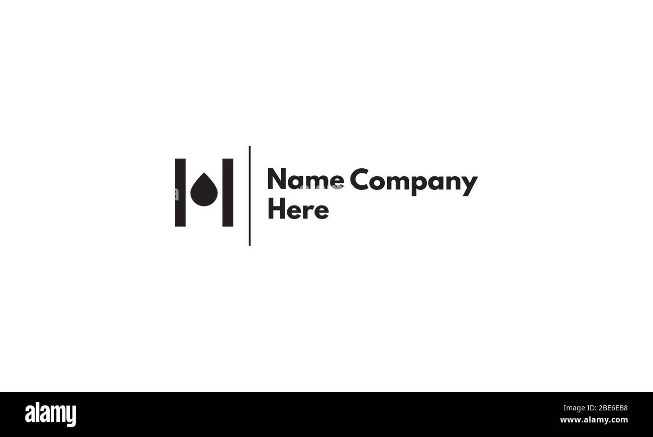 Vector logo on which an abstract image of a drop Stock Vector Image ...