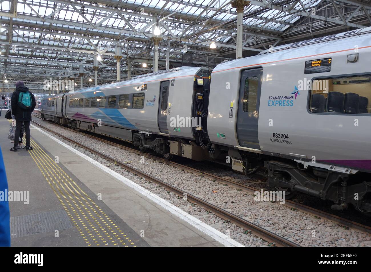 Hitachi AT300 Transpennine Express Train in waverley Station, Edinburgh ...